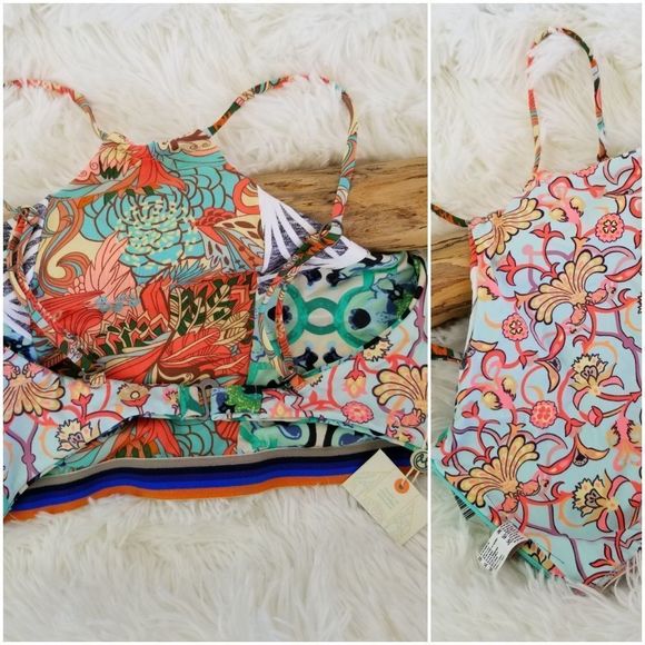 Maaji | Swim | New Maaji Reversible Multi Halter Swim Top | Poshmark
